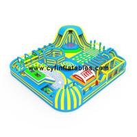 China 40x40M Amusement Park Inflatable Fun City For School for sale
