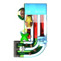 China ODM 7×9M 18 OZ Zoo Theme Commercial Inflatable Slide for sale