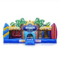 China OEM 6×6m Beach Party Inflatable Bounce House Combo for sale