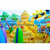 China OEM 6×6m Beach Party Inflatable Bounce House Combo for sale