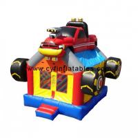 China 4×4 Meter Mini Bounce House Inflatable Car Combo Customized Color for sale