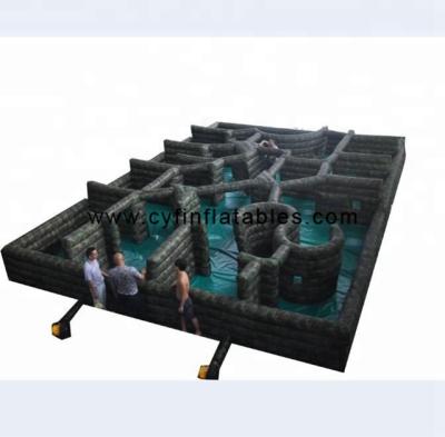 China OEM 10×15m Inflated Fun Games Live Action Field Battle War Game for sale