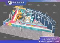 China Residential Indoor Playground Equipment 20mm Plywood Hot Galvanized Steel for sale