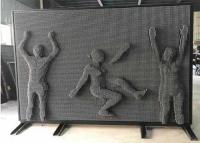 China 3d Trick Art Pin Wall Giant Screen For Playground Amusement Playing for sale