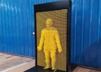 China Large Steel Frame Pin Art Board 1815x1250mm for Amusement Wall for sale