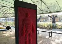 China Plastic 3D Pin Impress Board Wall for Adults Playing 1815x1250x2020 mm for sale