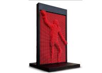 China 3D Pin Art Sculpture Wall Impression Toy 1065x1250x2200mm for Creative Display for sale
