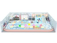 China Indoor Playground Equipment Romantic Snow Theme Custom Manufacturer Hot Galvanized Steel Pipe 114mm for sale