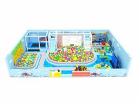 China Bule Color Theme Indoor Play Equipment Soft Play Structurers Play Centre Equipment for sale