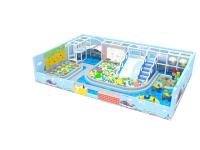 China Bule Color Theme Indoor Play Equipment Soft Play Structurers Play Centre Equipment for sale