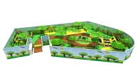 China Jungle Theme Commercial Indoor Playground Equipment Plastic Amusement Play Centre 200sqm for sale