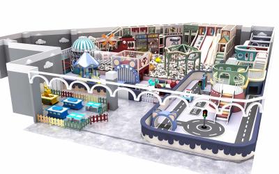 China Custom Indoor Playground Equipment for Kids Soft Play Area with Galvanized Steel Frame for sale