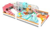 China Custom Indoor Foam Playground Equipment for Toddlers 114mm Galvanized Steel Frame for sale