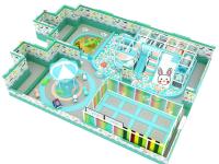 China Custom Indoor Preschool Playground Equipment Toddler Soft Play 114mm Post Pipe for sale