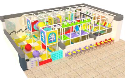 China PU Jungle Indoor Play Equipment for Toddlers 114mm Hot Galvanized Pipe for sale