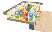 China PU Jungle Indoor Play Equipment for Toddlers 114mm Hot Galvanized Pipe for sale