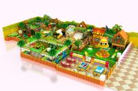 China Indoor Playground Equipment with Slide Galvanized Steel Pipe 6mm Thick Padding for sale