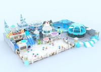China Indoor Amusement Equipment Soft Play Maze Structure With Slide for sale