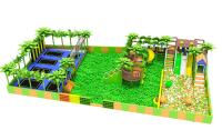 China Indoor Amusement Equipment Soft Play Maze Structure With Slide for sale