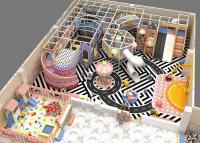 China Indoor Amusement Equipment Soft Play Maze Structure With Slide for sale