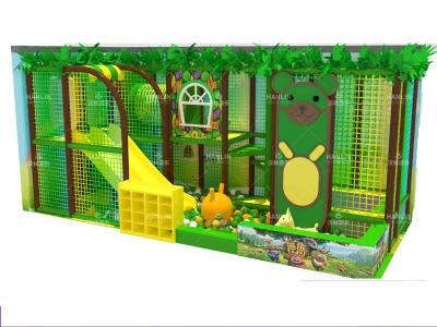 China Indoor Amusement Equipment Soft Play Maze Structure With Slide for sale