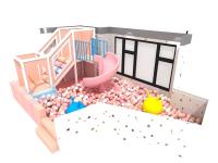 China Custom Soft Foam Indoor Playground Equipment for Kindergarten Home Use 114mm for sale