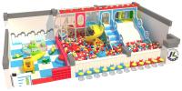 China Indoor Playground Equipment Children Happy Castle Play Zone Custom Theme 200 sqm for sale