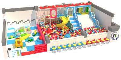 China Indoor Playground Equipment Children Happy Castle Play Zone Custom Theme 200 sqm for sale
