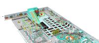 China Indoor Playground Equipment Children Happy Castle Play Zone Custom Theme 200 sqm for sale