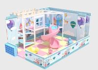 China Custom Indoor Playground Equipment Soft Playhouse with Slide 48mm Pipe for sale