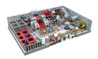 China Commercial LLDPE Indoor Playground Equipment with Ball Pool 114mm Steel Pipe for sale