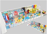 China Custom Indoor Soft Play Equipment for Toddlers Naughty Fort 114mm Post Pipe for sale