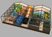 China Custom Bounce Trampoline Park Playground with Spider Wall and 30cm Professional Springs for sale