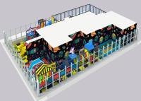 China Commercial Indoor Trampoline Park Battle Beam Dodge Ball 3m Height Customizable for sale