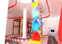 China Large Theme Indoor Trampoline Park Playground With Climbing Wall for sale