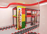China Large Theme Indoor Trampoline Park Playground With Climbing Wall for sale