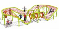China 114mm Galavanized Pipe Climbing Net Frame Cable Net Structure 3-15 Year'S Old Kid for sale