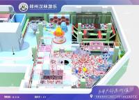 China Indoor Amusement Trampoline Park Playground Equipment Customized Color for sale