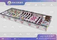 China Customizable Interactive Indoor Trampoline Park with Spider Tower 1m Height for sale