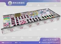 China Customizable Interactive Indoor Trampoline Park with Spider Tower 1m Height for sale