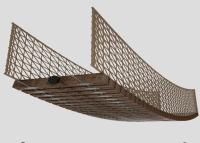 China Amusement Park Rope Net Bridge Playground Wear Resistant for sale