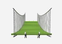 China Playground Suspension Rope Net Bridge For Walking Passage for sale