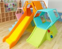 China Honeycomb Maze Preschool Soft Play Equipment PVC Surface for sale