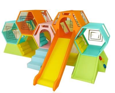 China Indoor Soft Play Centre Equipment Toddler Soft Foam Blocks PVC 2-12 Years for sale