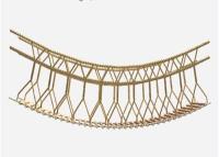 China Wooden Rope Net Bridge Playground Suspension Protection Net 80cm Height Safety for sale
