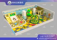 China Custom Middle Size Indoor Playground Equipment with Plastic Tube Slide Maze 114mm Posts for sale