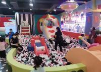 China Large Indoor Playland Maze Soft Play Equipment with Trampoline 200 sq ft for sale