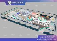China Large Colorful City Themed Indoor Playground Equipment 200 sqm for Children for sale