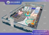 China Large Colorful City Themed Indoor Playground Equipment 200 sqm for Children for sale