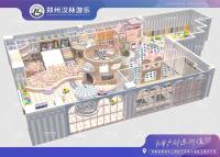 China Custom Indoor Soft Play Area for Kids with 48mm Galvanized Pipe Structure for sale